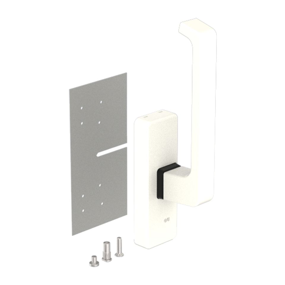 GU 966 Dirigent Drehgriff mit Z. weiß links kurz | KOCH Freiburg GmbH