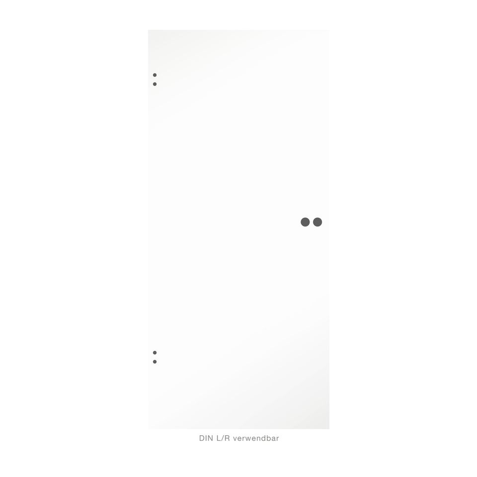 Ganzglastür Opal Classic White, VSG Größe 1972 x 834 x 8 mm | KOCH ...