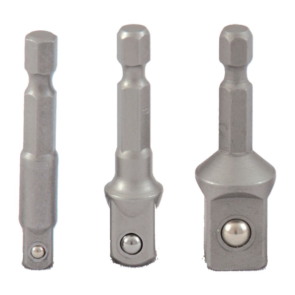 Bit-Adapter-Satz 3-tlg. 1/4"/ 3/8" /1/2" für Bohrmaschine und ...