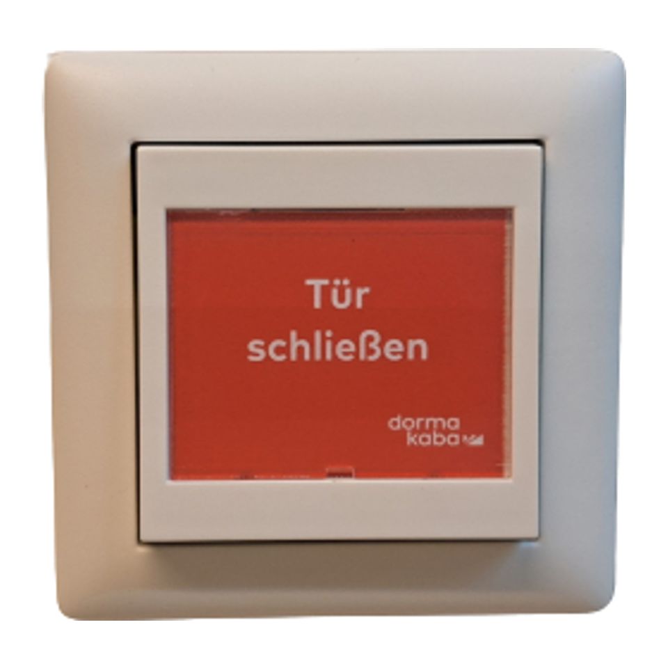 Handtaster UP,weiß,"Tür schließen" | KOCH Freiburg GmbH