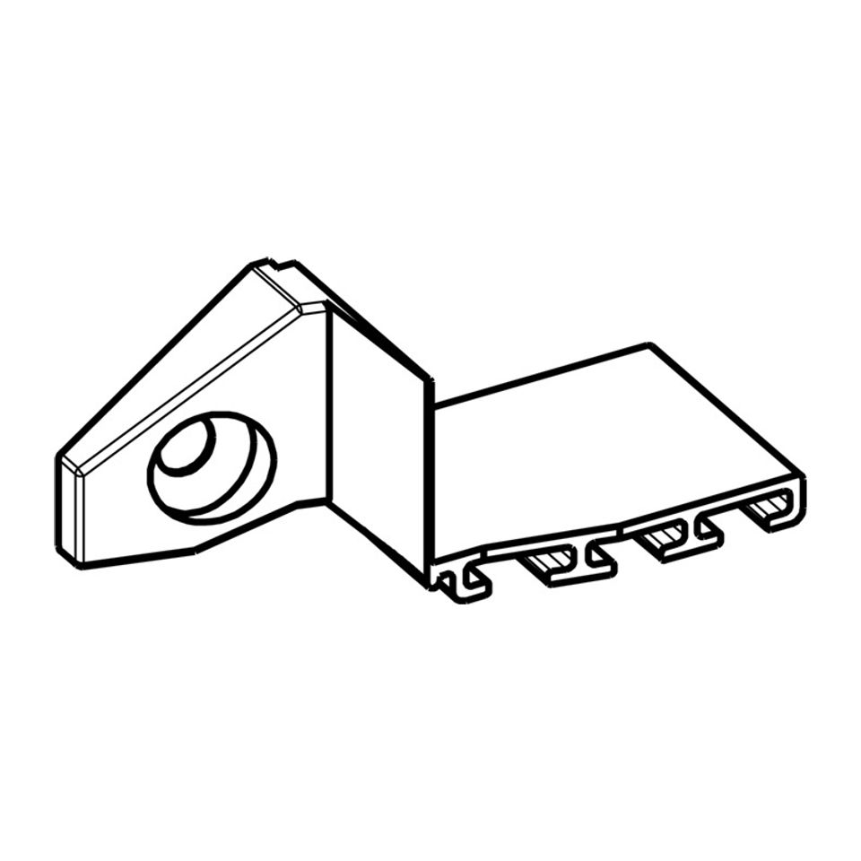 Endkappe Wetterschenkel 242 grau | KOCH Freiburg GmbH