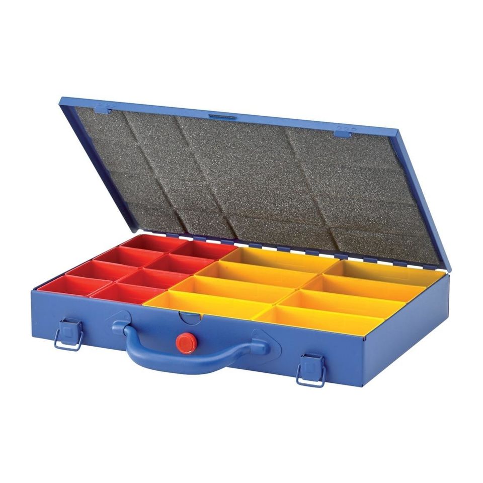 Metall-Sortimentskasten B330xT220xH50 mm mit 16 Boxen | KOCH Freiburg GmbH