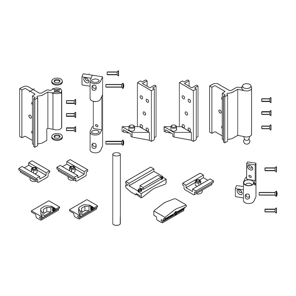 DK-Grundkarton, F 1206, ohne Getriebe, Aluminium, silberfarbig | KOCH ...