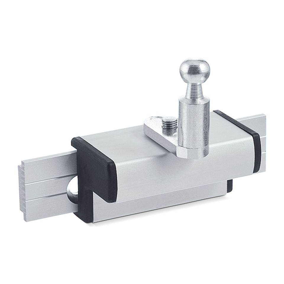 OL-Flügelbock, gleitend, OL 90N / OL 95, Euronut, Aluminium,RAL 9016 ...