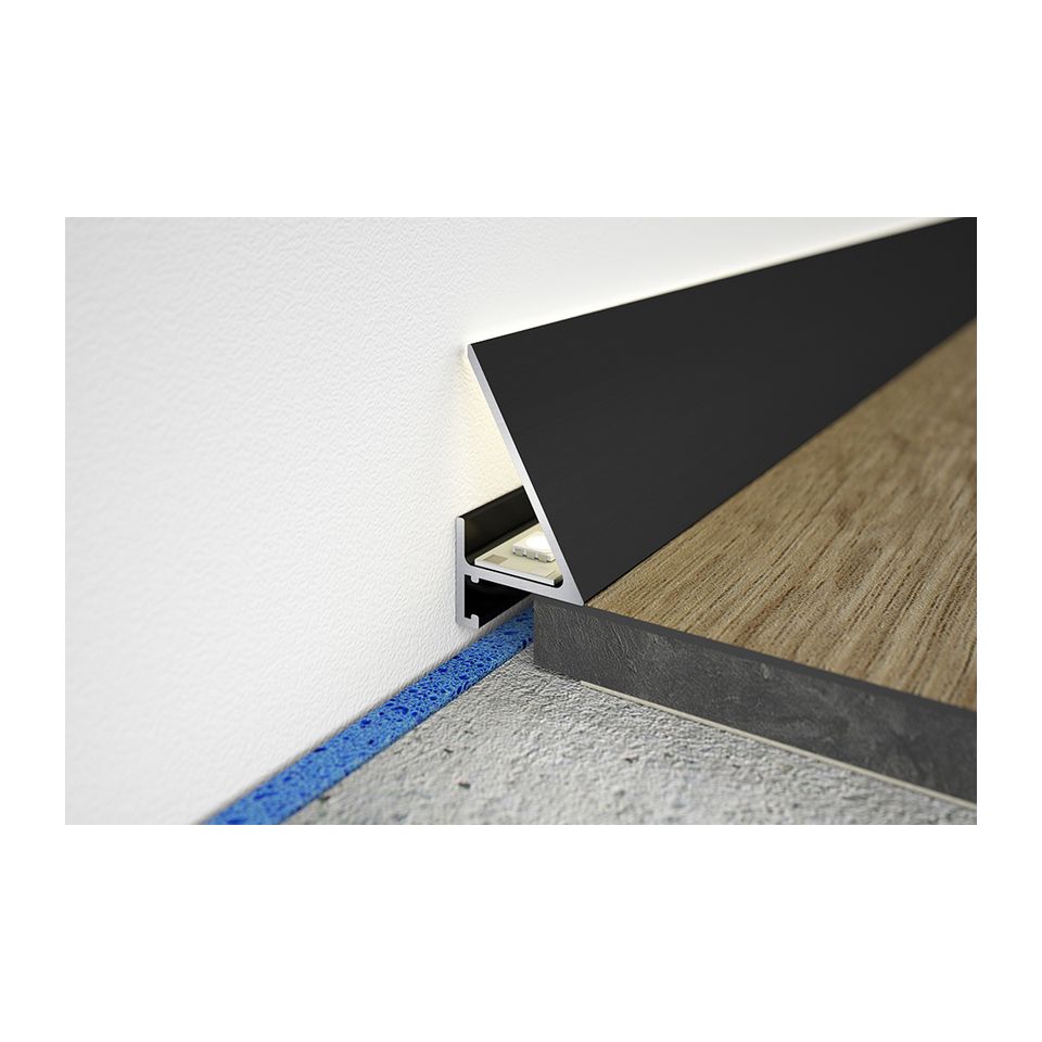 Abschlußleisten SLED16X5 16 x 31 x 2000 mm, Alu schwarz C35 | KOCH ...