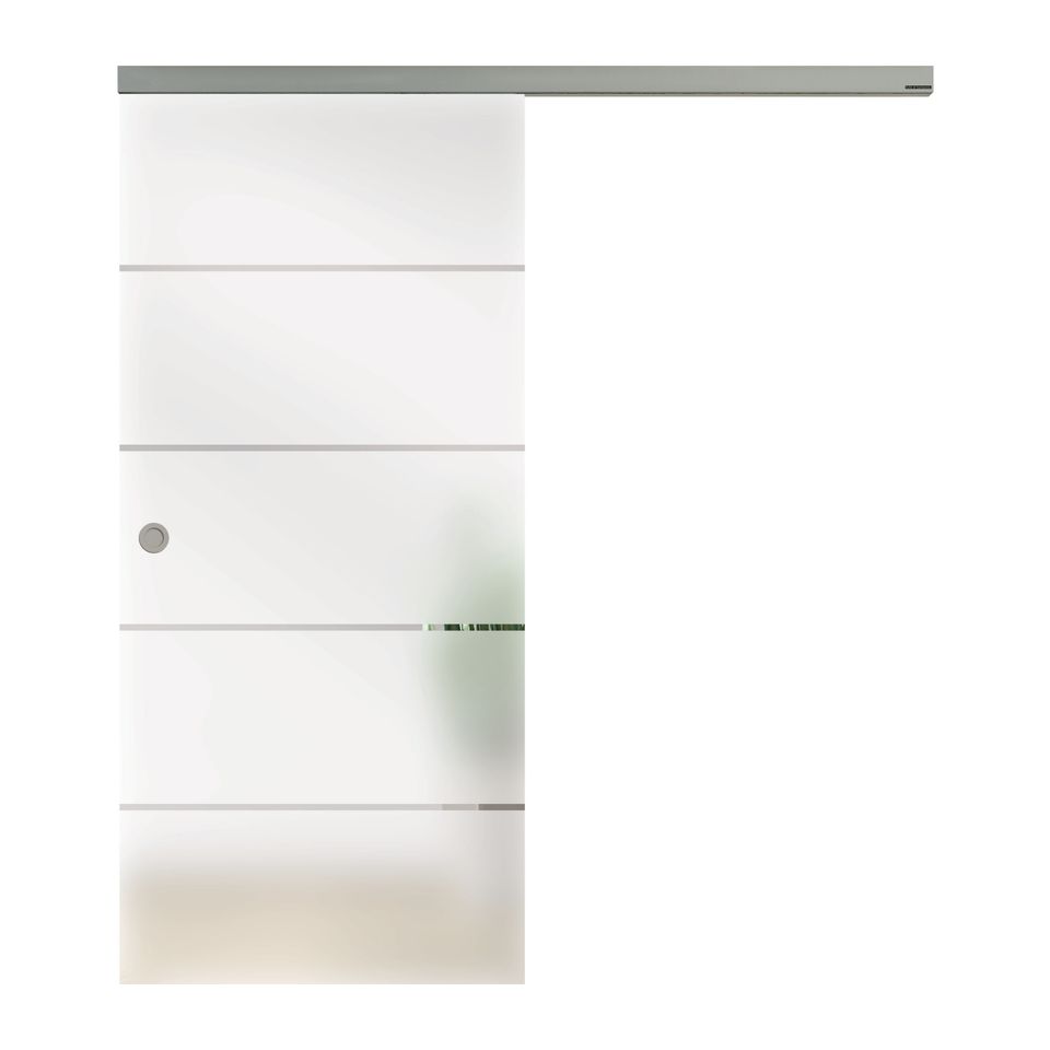 L&H Ganzglas Schiebetüre Atos Maße: 2183 x 1060 x 8 mm | KOCH Freiburg GmbH